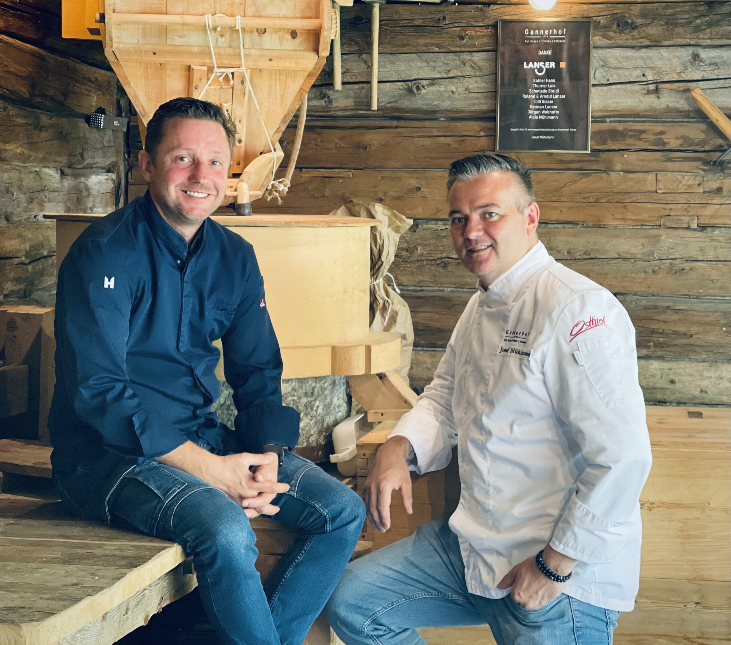 Chef Armin Leitgeb and Chef Josef Mühlmann - Presse.Tirol