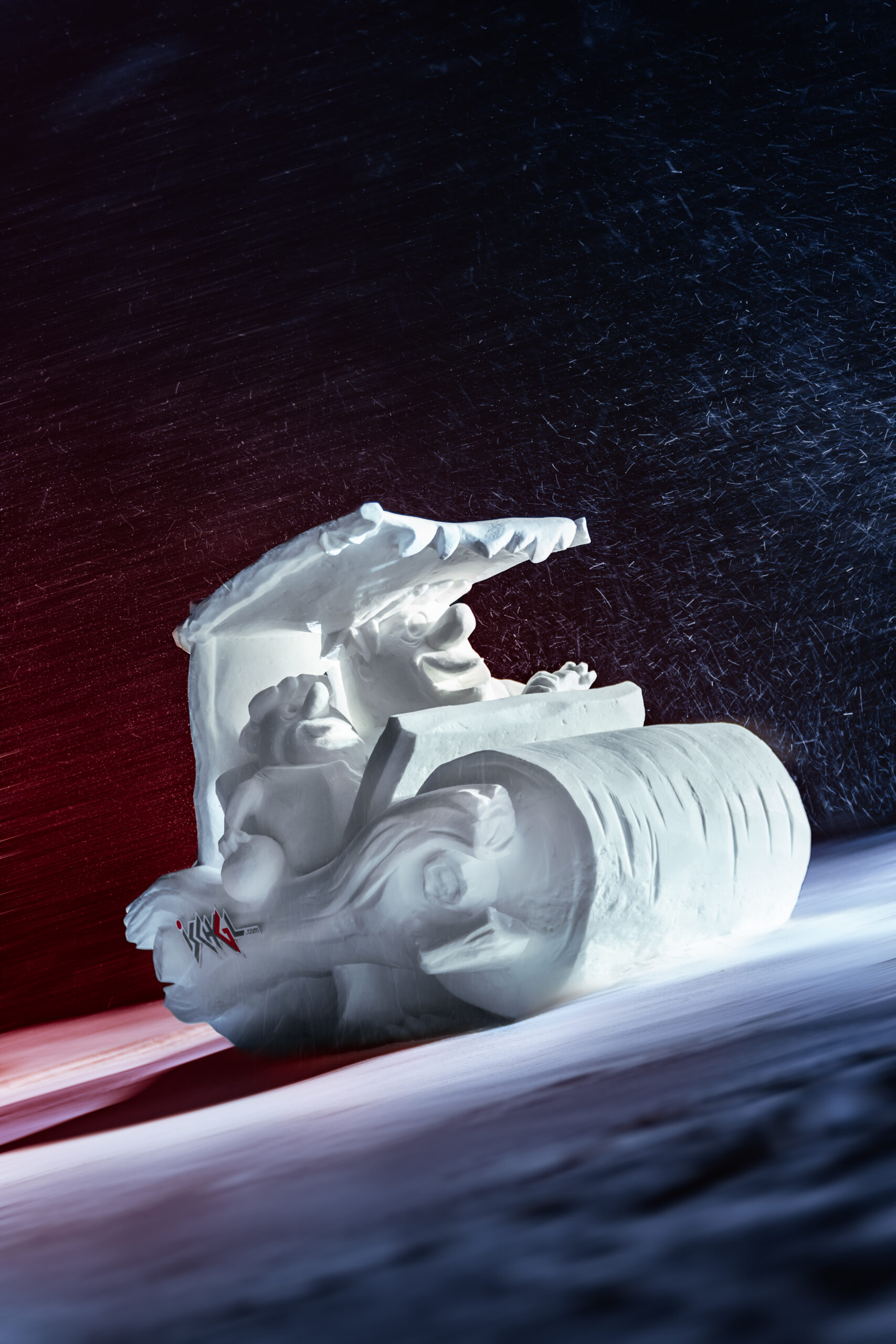 Fred Flintstone becomes Shape in White 2023 and "Crypto-Art" - Presse.Tirol