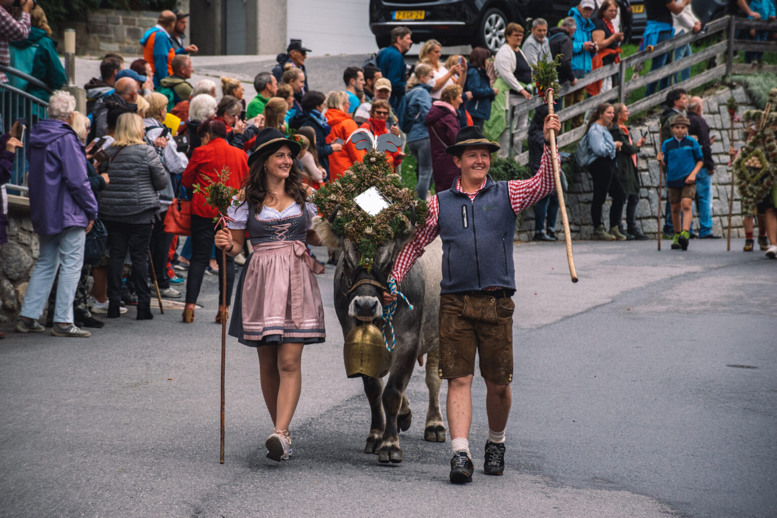 Traditioneller Almabtrieb in Jerzens 2024 - Presse.Tirol